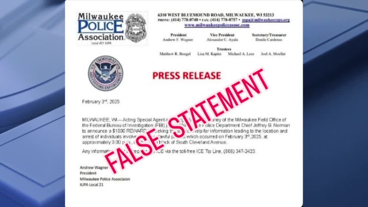 Misinformation Regarding ICE Collaboration with Milwaukee Police ...